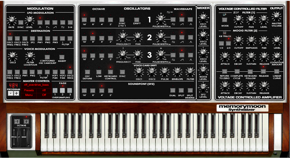 memorymoon synthesizers